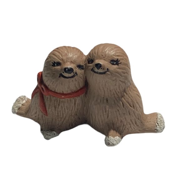 Accents | Vintage Anthropomorphic Seals Cuddling Figurine Made In ...